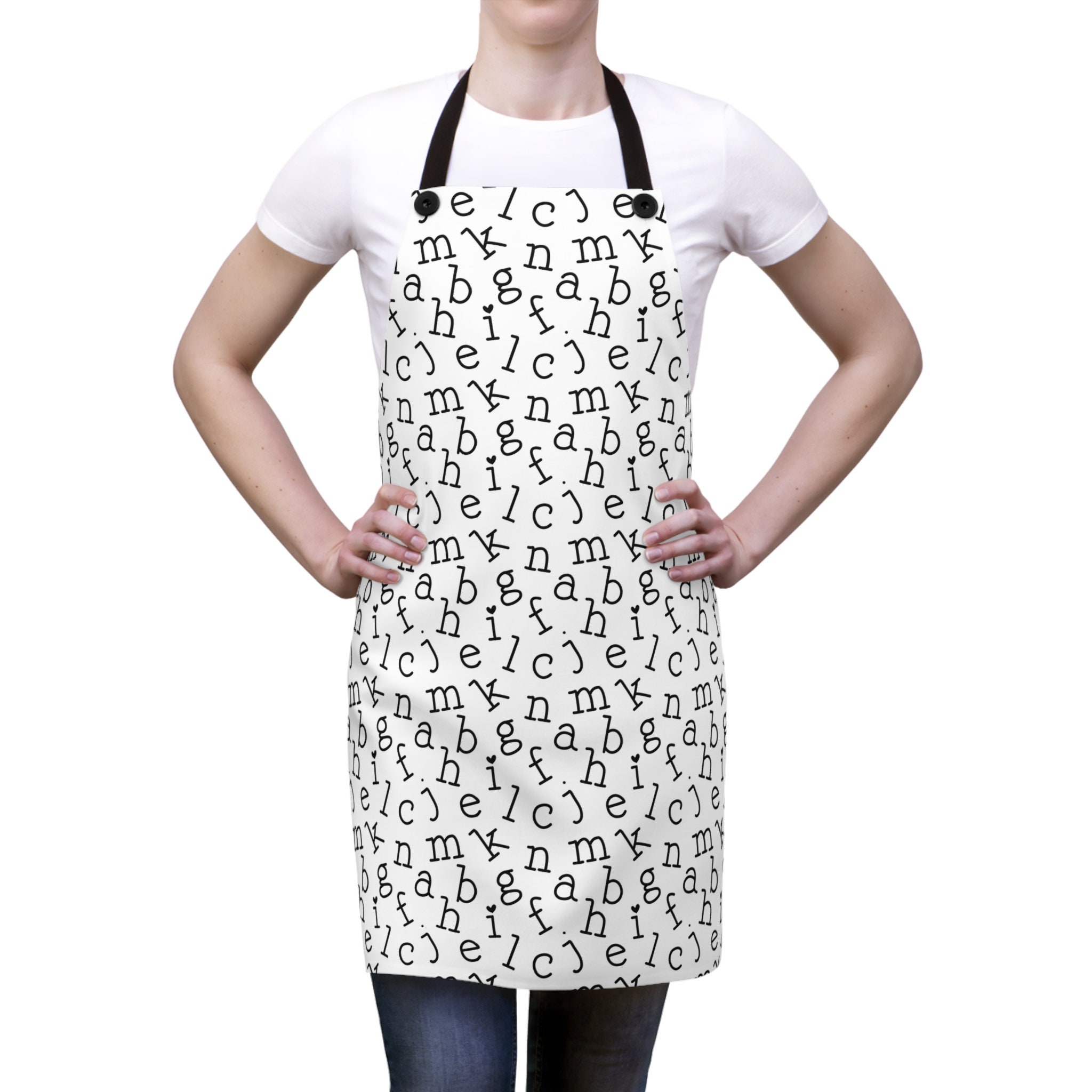 Alphabet Apron Preschool Letters Teacher Apron - Etsy