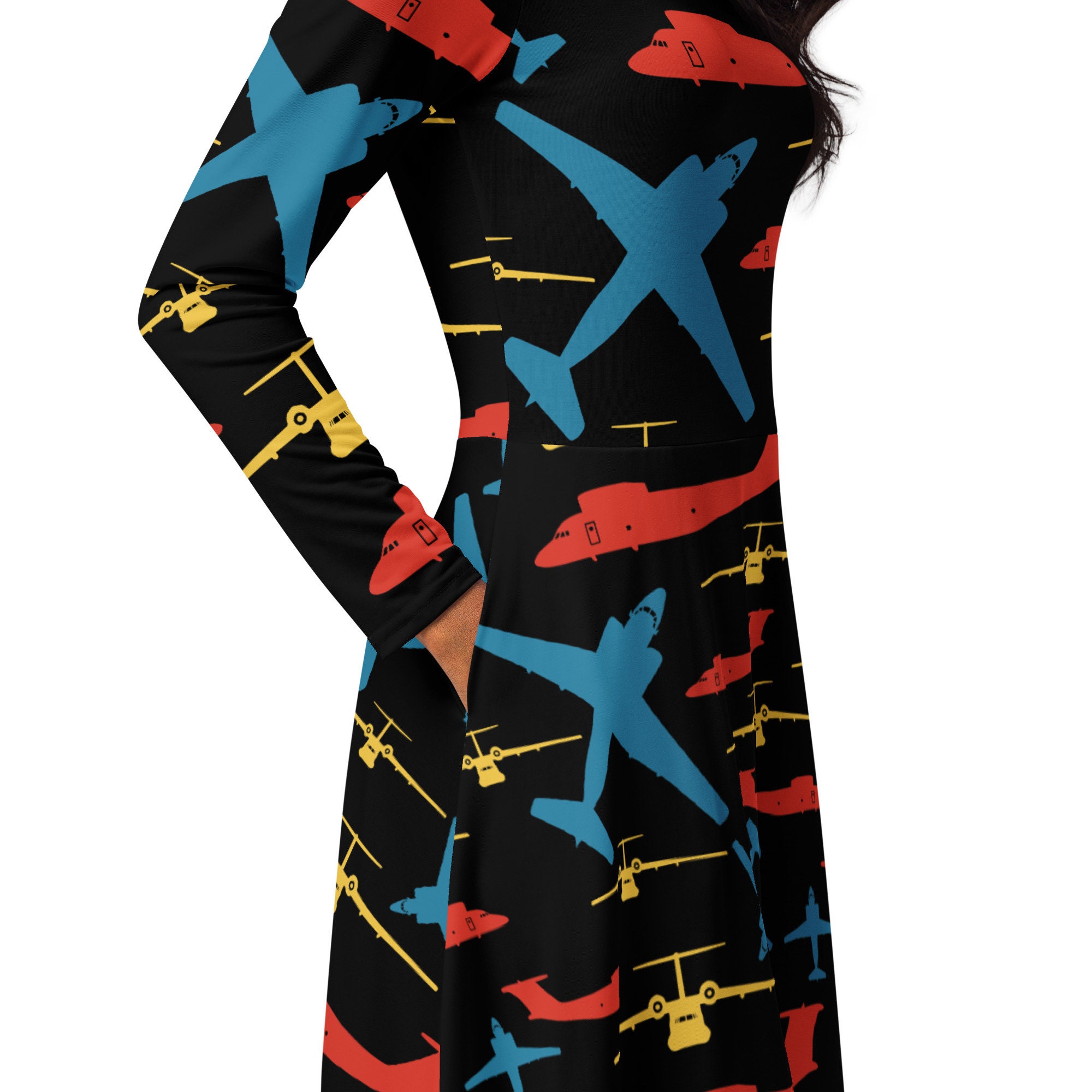 Airplane Dress, Military Planes Dress - Etsy