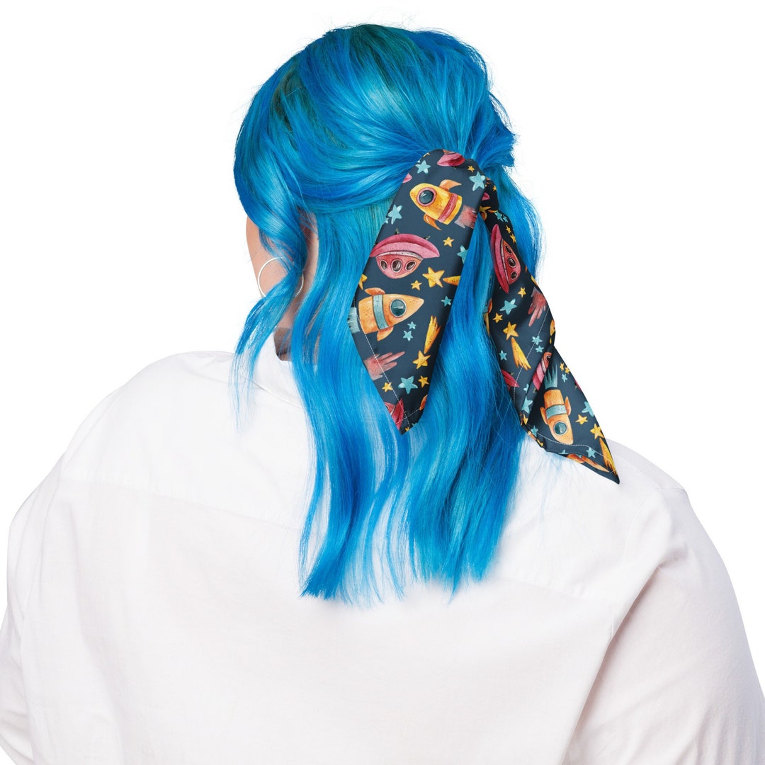 Rocket Ship Bandana, Science Teacher Scarf - Etsy