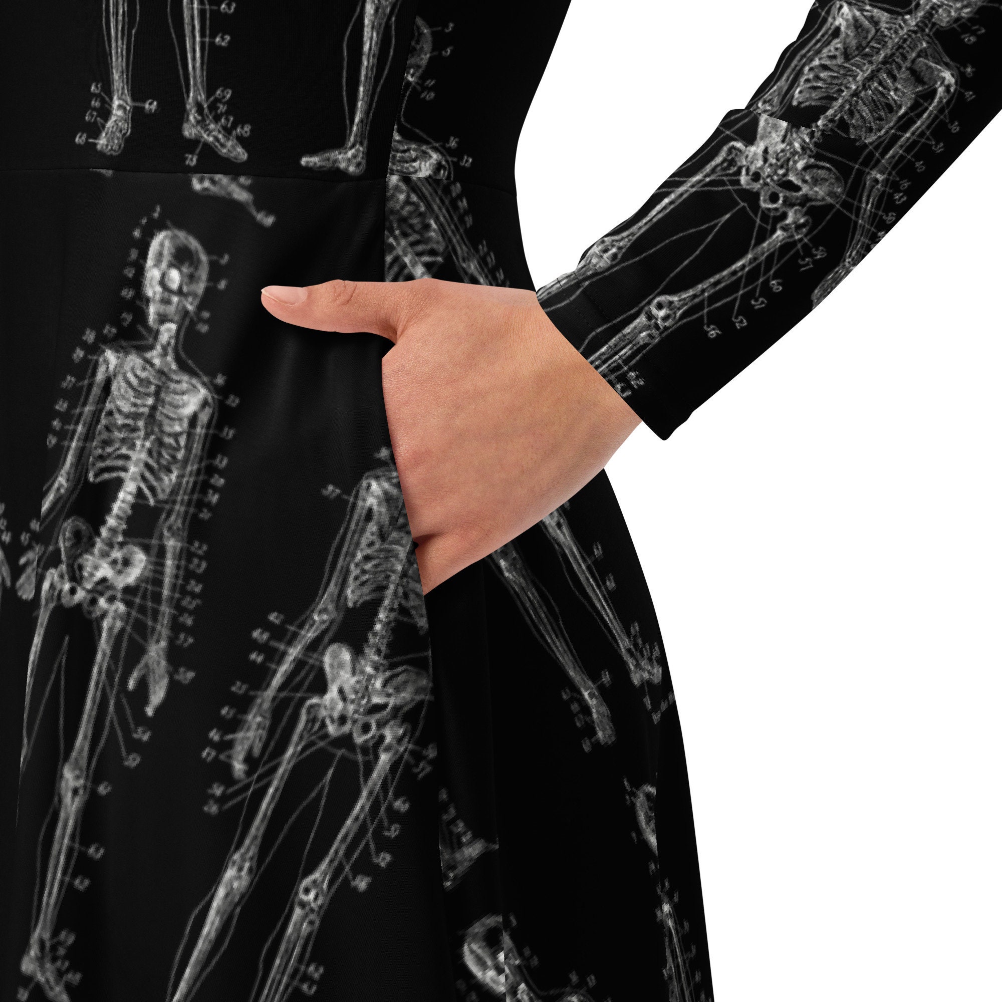 Skeleton Educational Dress, Anatomy Dress, Health and Wellness Teacher ...