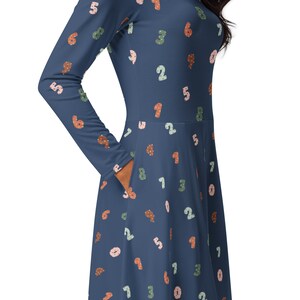 Cute Math Teacher Dress, Numbers Outfit - Etsy