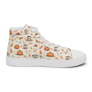 Pumpkin Spice Latte Shoes, Barista Shoes, Coffee Lover Shoes, Autumn ...