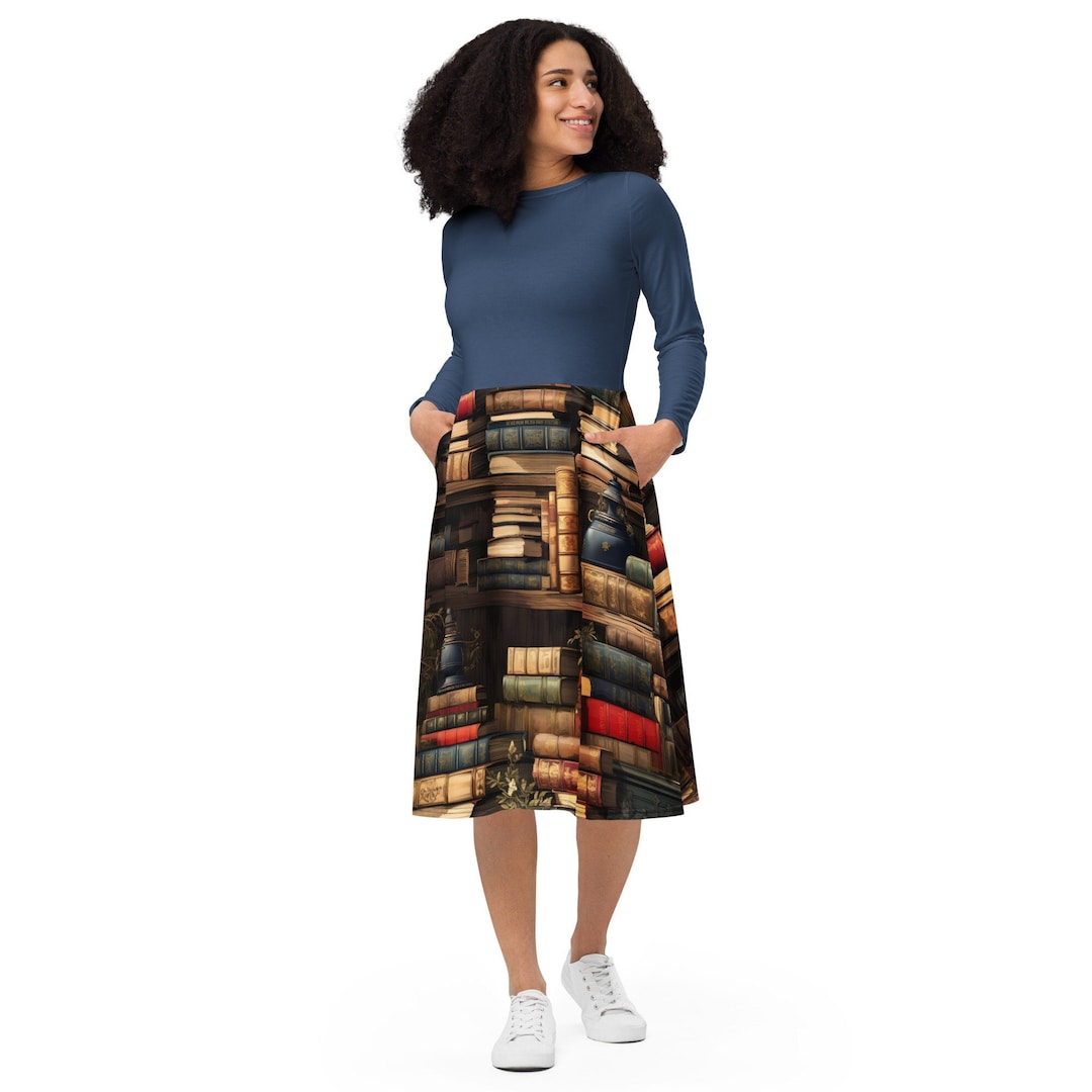 Librarian Outfit, Bookish Clothes, Gift for Book Lover, Dark Academia ...