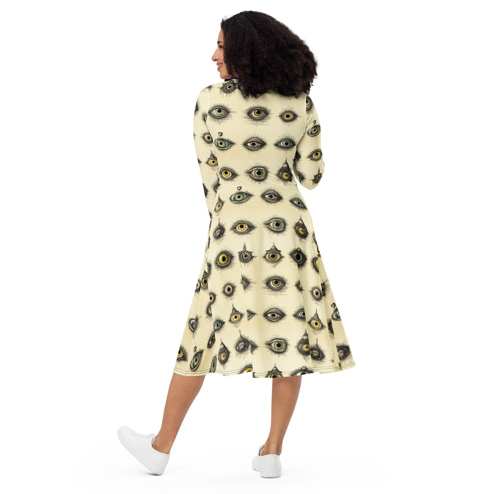 Eyeball Dress, Weirdcore Dress, Weirdcore Clothes, Quirky Dress - Etsy
