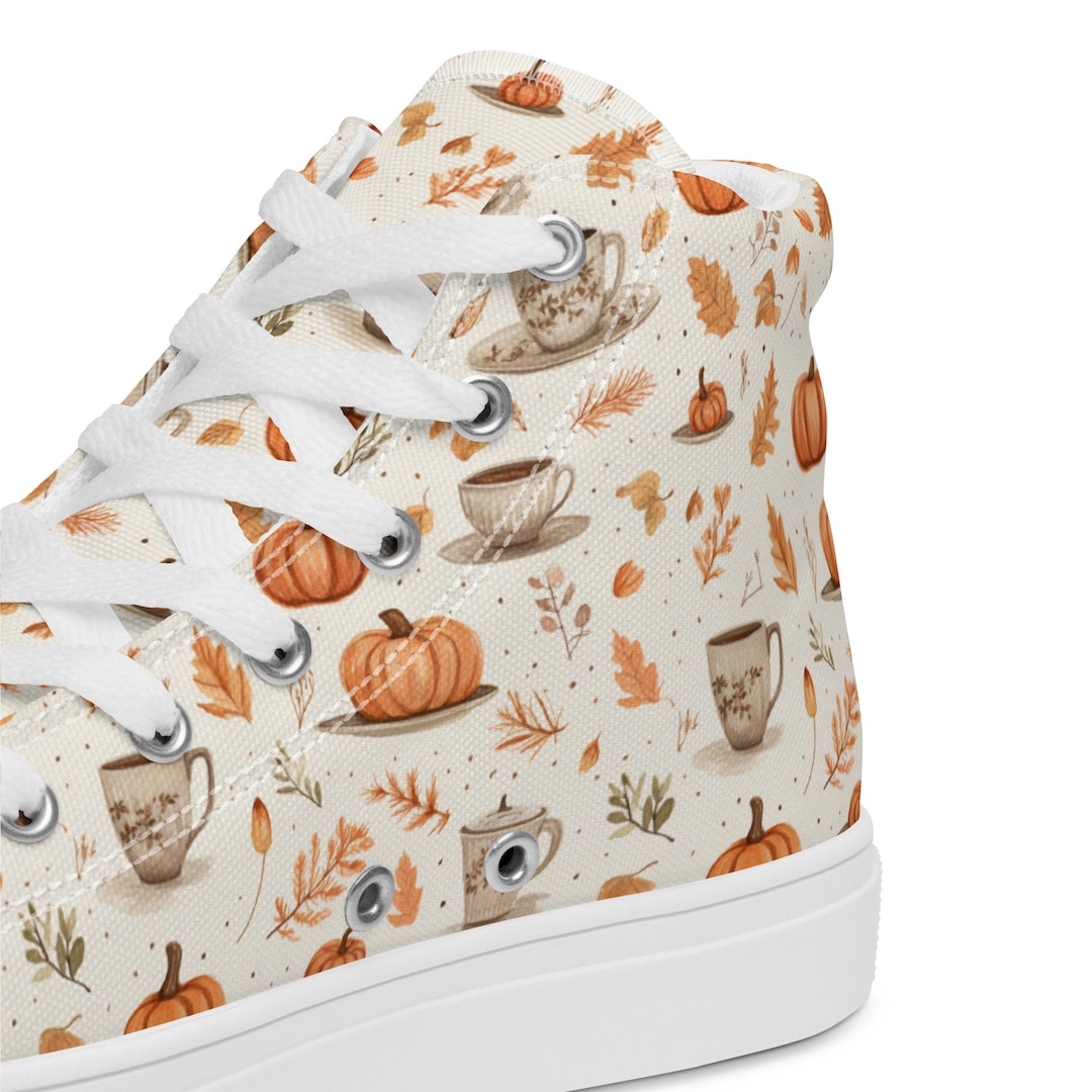 Pumpkin Spice Latte Shoes, Barista Shoes, Coffee Lover Shoes, Autumn ...