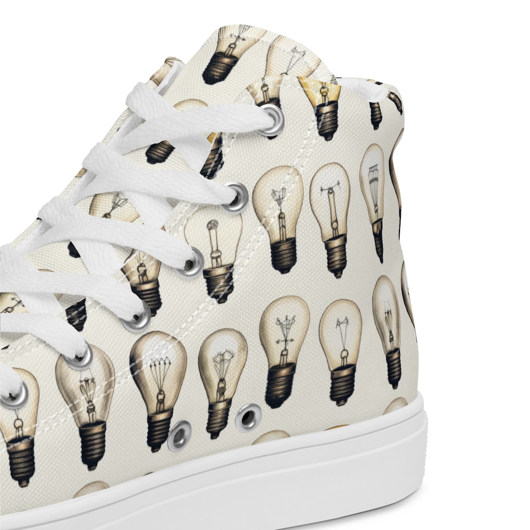 Vintage Style Lightbulb Sneakers, STEM Shoes - Etsy