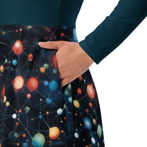 Atom Dress, STEM Dress, Women in Science Outfit, Molecules Dress ...