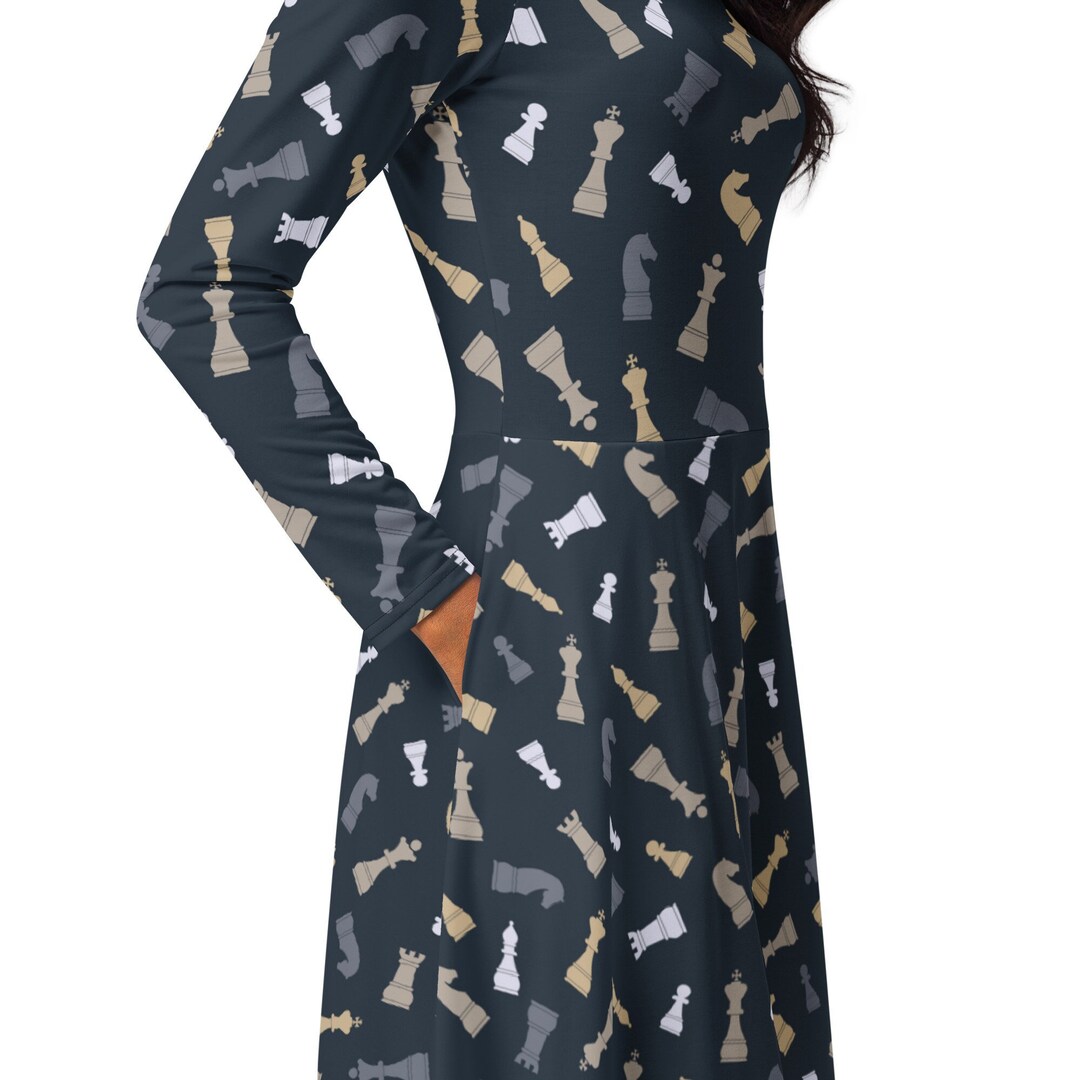 Chess Piece Dress, Chess Lover Dress, Chess Player Gift - Etsy