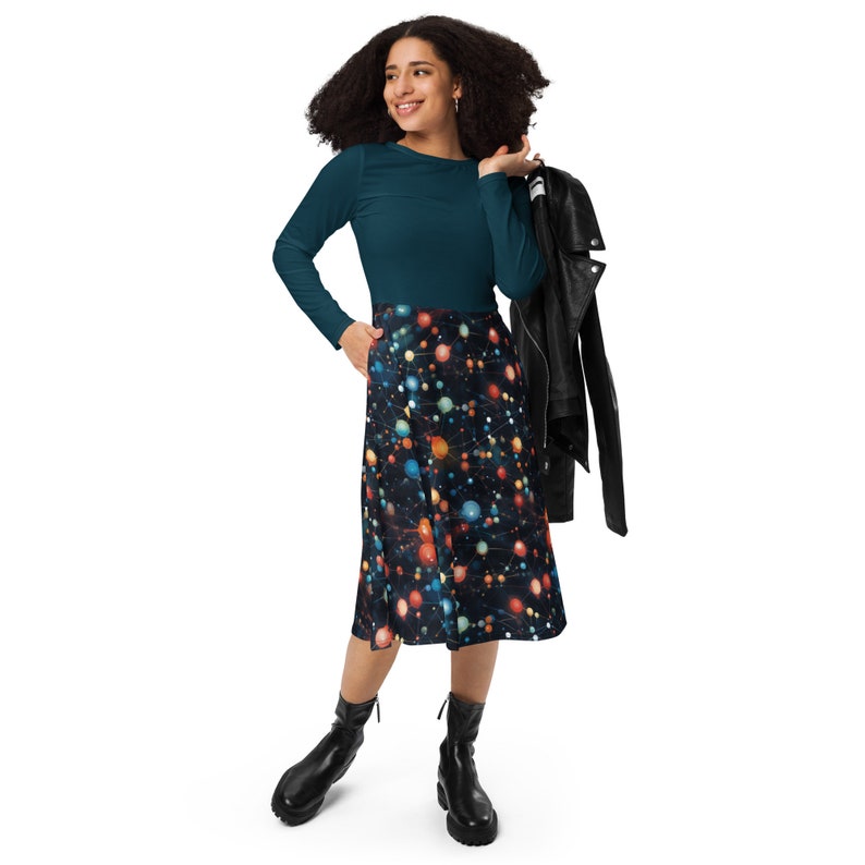 Atom Dress, STEM Dress, Women in Science Outfit, Molecules Dress ...