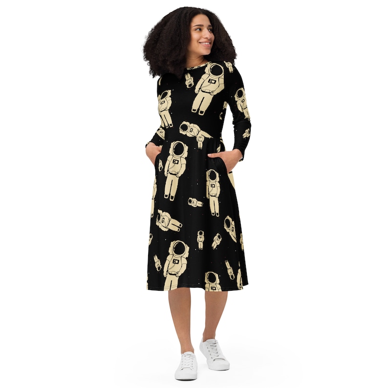 Astronaut Dress, Women in Science Dress, Out Space Dress, Astronaut ...