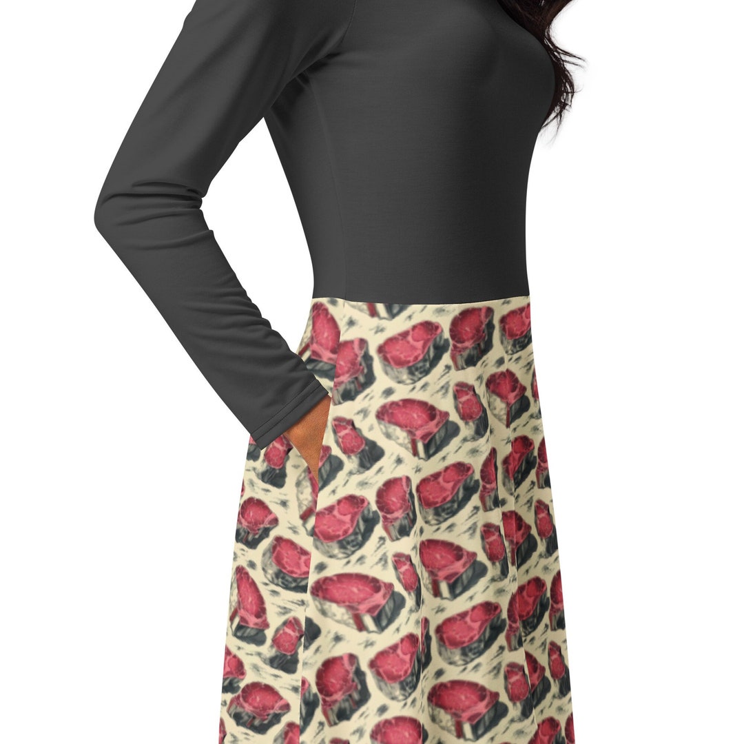 Meat Lover Dress, Steak Dress, Culinary School Graduate, Hostess Dress ...