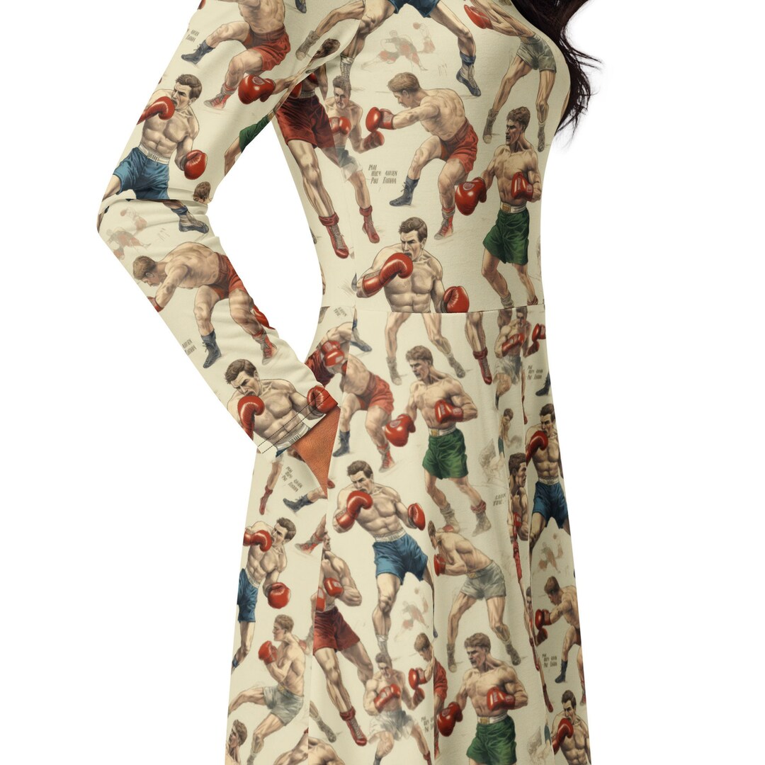Retro Boxing Dress, Female Boxer Gift, Physical Education Dress ...