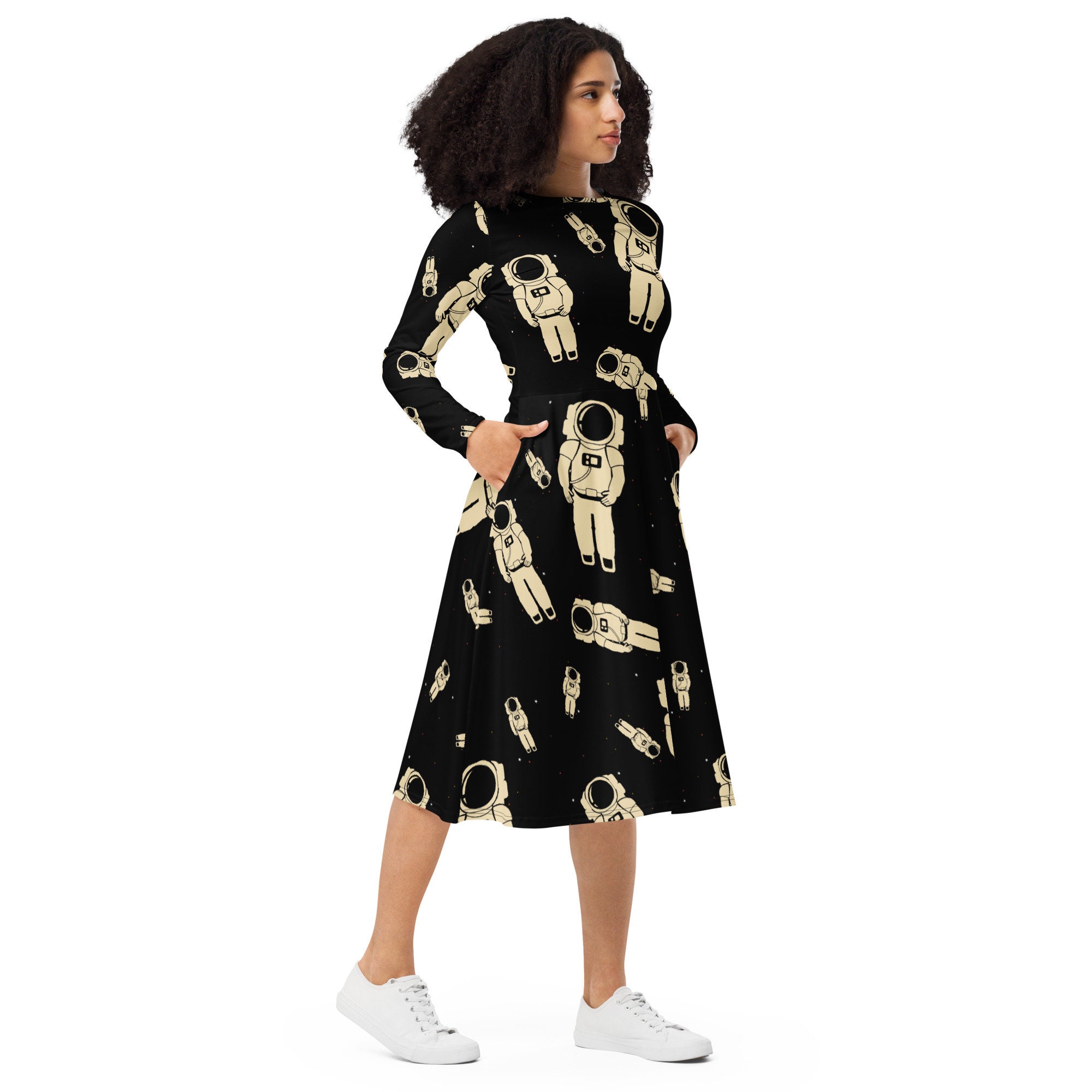 Astronaut Dress, Women in Science Dress, Out Space Dress, Astronaut ...