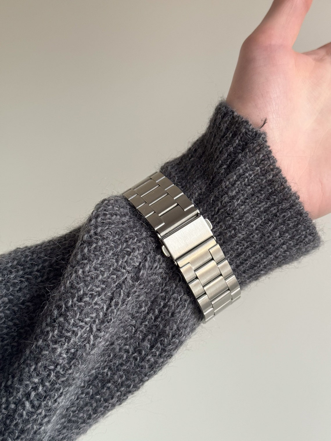 Faceless Watch in Stainless Steel, Unisex Watch Bracelet, Couples Bracelet - Etsy