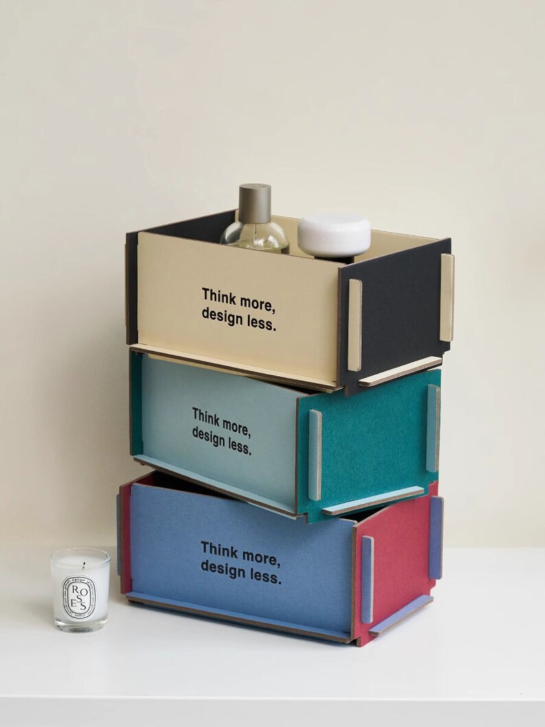 Colorful Storage Box Made From 100% Recyclable Eco Friendly Box think ...