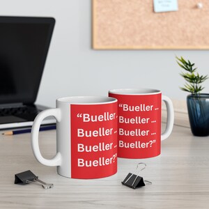 Ferris Bueller Mug 80s Movie Coffee Cup for John Hughes Fans, Ferris ...