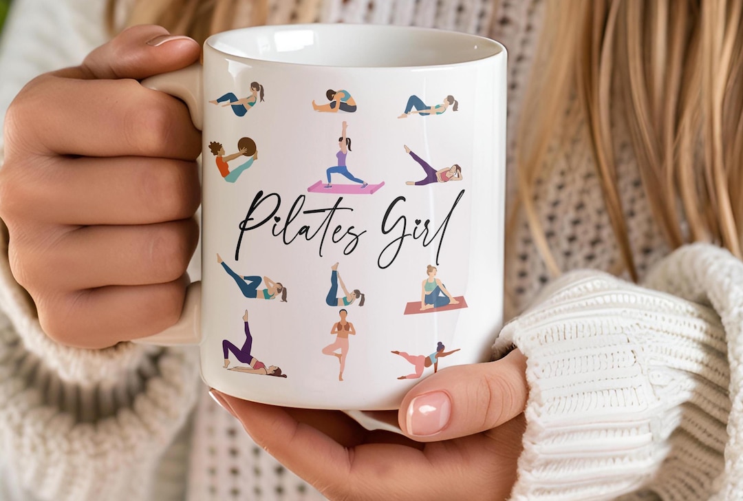 Pilates Girl Mug, Pilates Instructor or Student Mug,pilates Lover ...