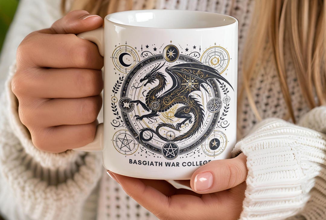 Fourth Wing Mug, Fantasy Book Mug, SJM Merch, Gift for Book Lovers, A ...