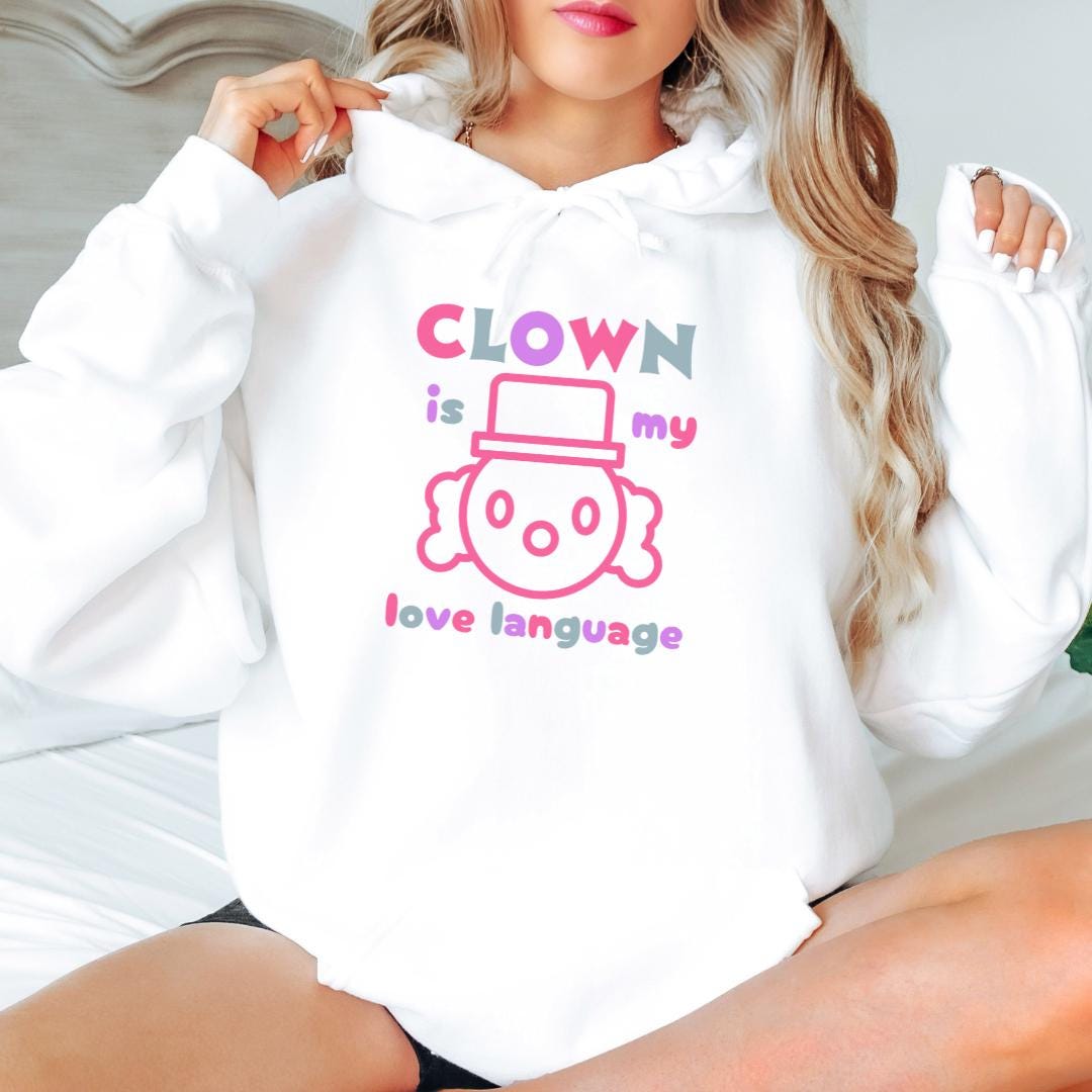 Clowncore Hoodie Clowncore Clothing Weirdcore Kidcore Clowncore Kidcore ...