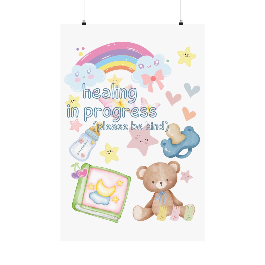 ABDL Wall Art Poster Age Regression Agere ABDL Kidcore Accessories ...