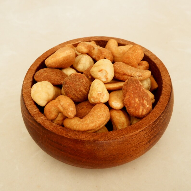 Acacia Wood Snack and Decorative Set Unique Natural Wood Bowls Handmade ...