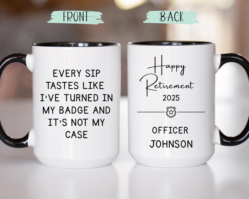 Police Retirement, Happy Retirement, Custom Police Officer, Badge ...