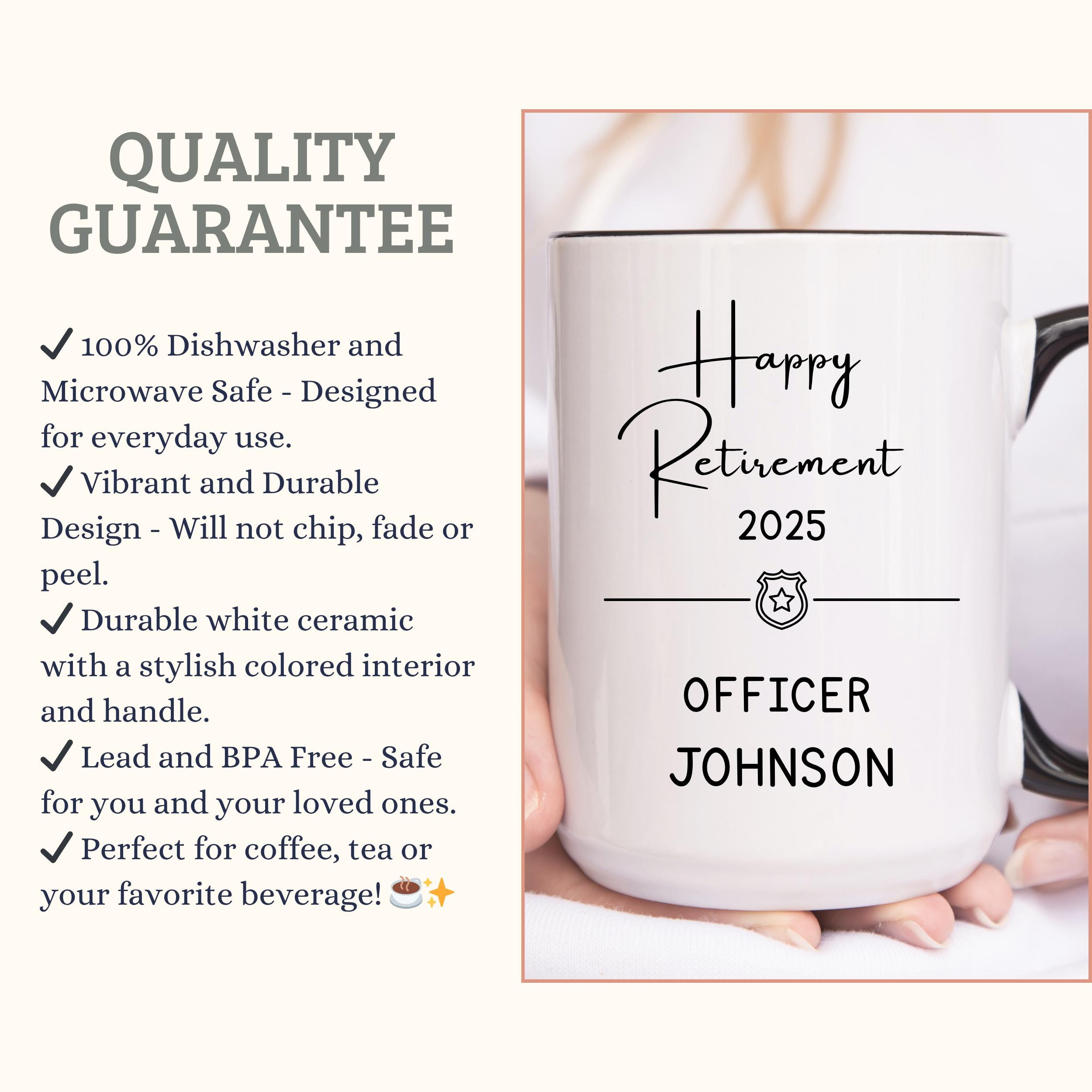Police Retirement, Happy Retirement, Custom Police Officer, Badge ...