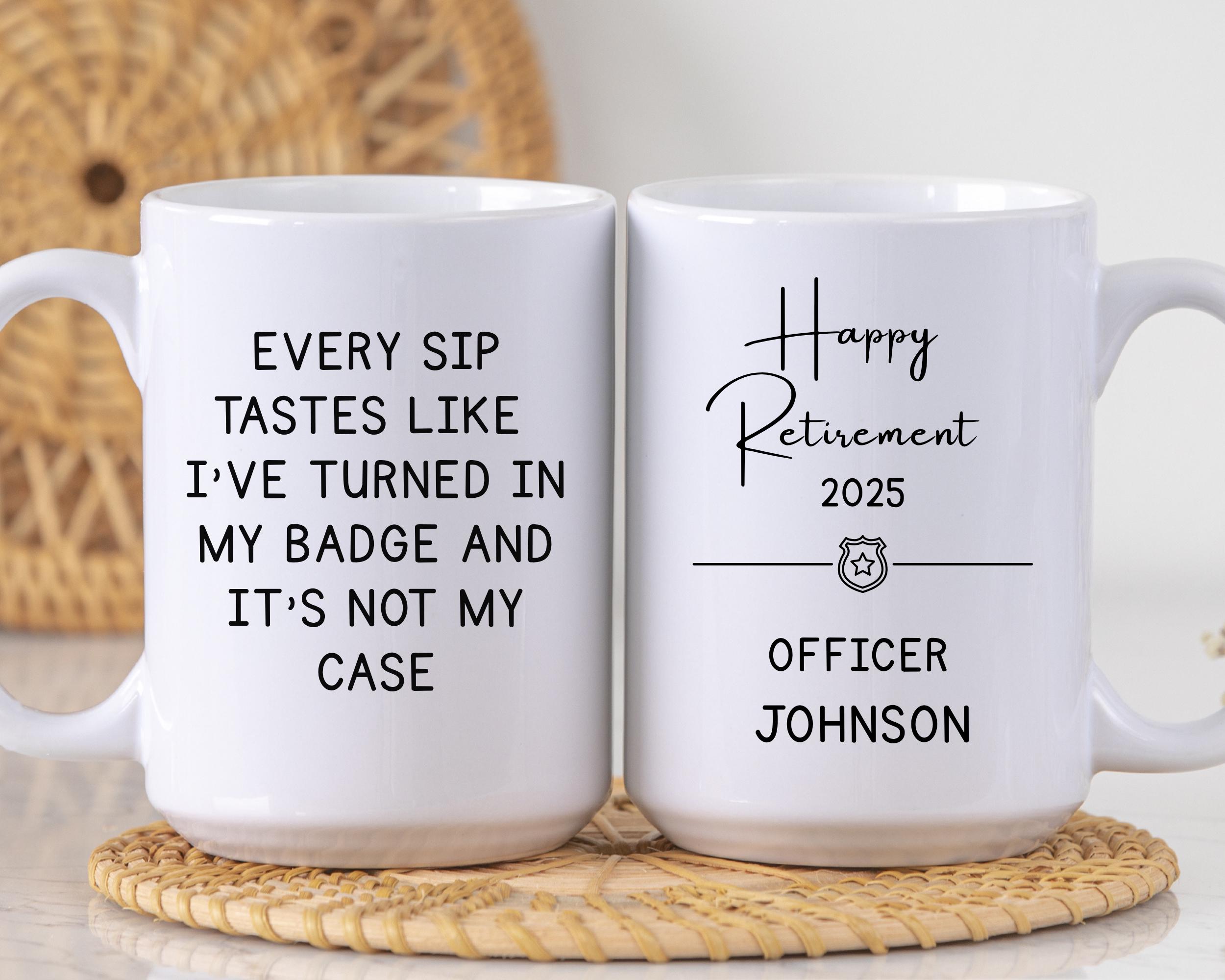 Police Retirement, Happy Retirement, Custom Police Officer, Badge ...