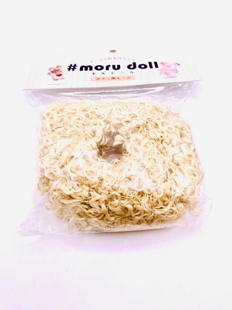 Premium Fluffy Wire for Moru Dolls – 1m - Soft Sculptable - Curly ...