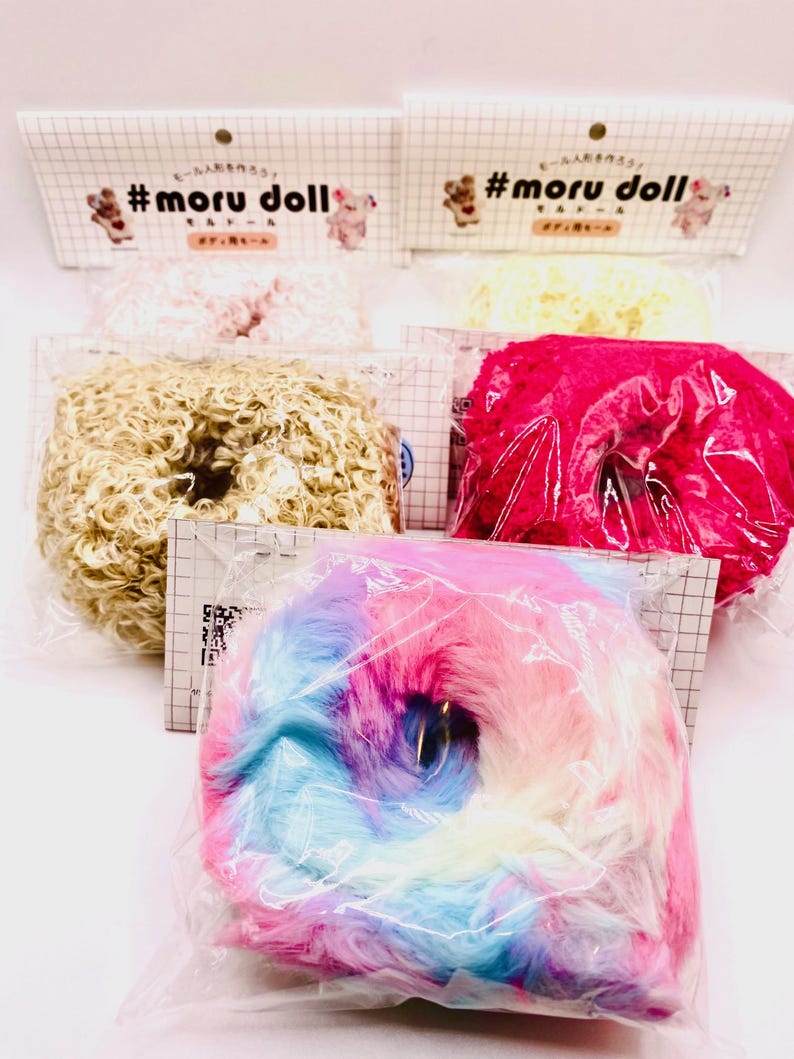 Premium Fluffy Wire for Moru Dolls – 1m - Soft Sculptable - Curly ...