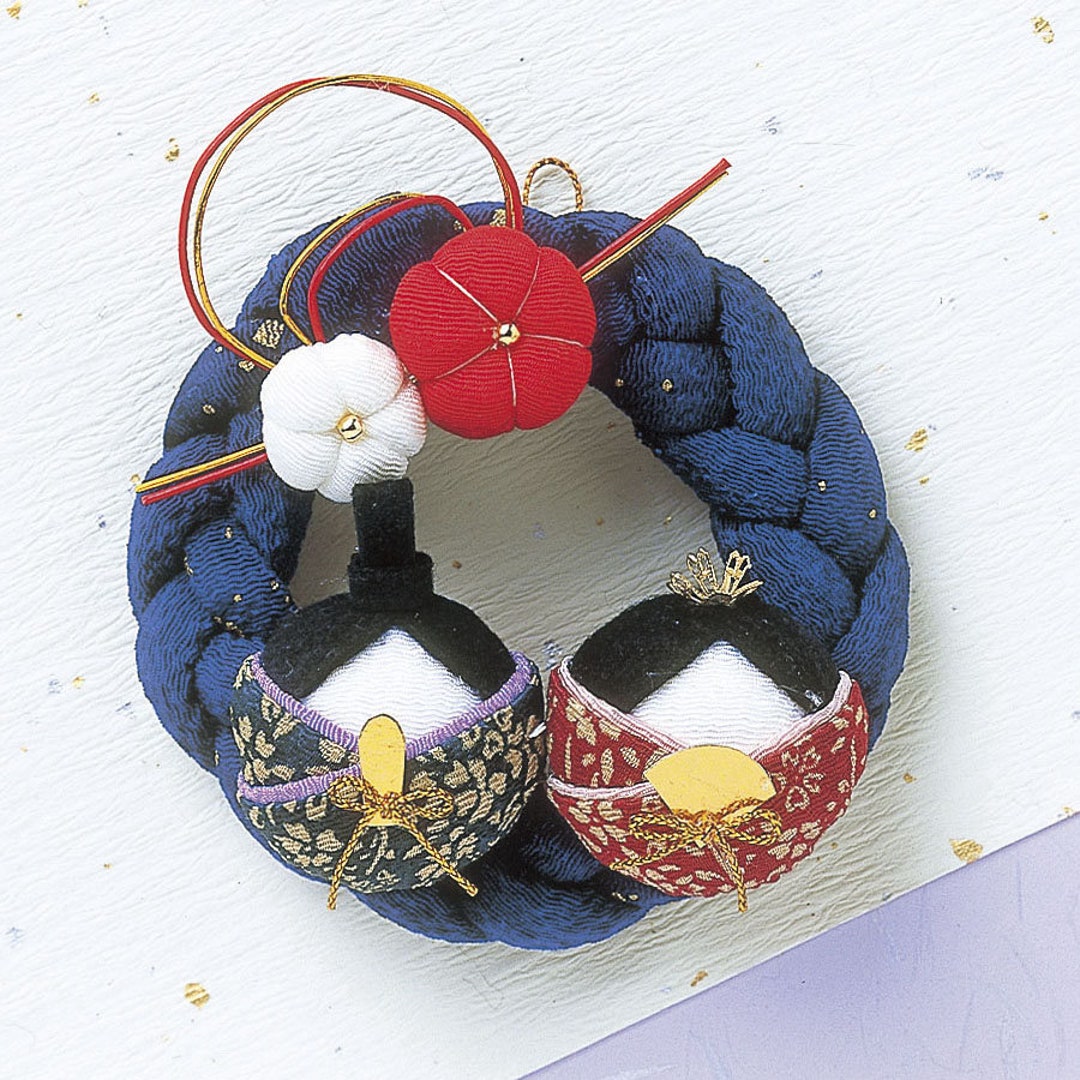 Japanese Craft Kit - Wreath Making -starter Kit - Kimono Doll- Japan ...