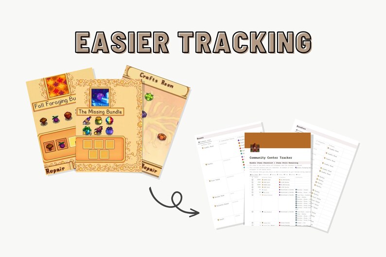 Stardew Valley Community Center Notion Checklist Tracker: the Ultimate ...