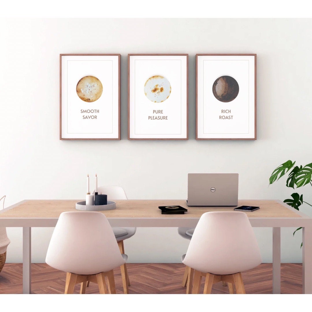 6 Coffee Printable Posters, Cafe Wall Decor, Dining Room Decor, Digital ...