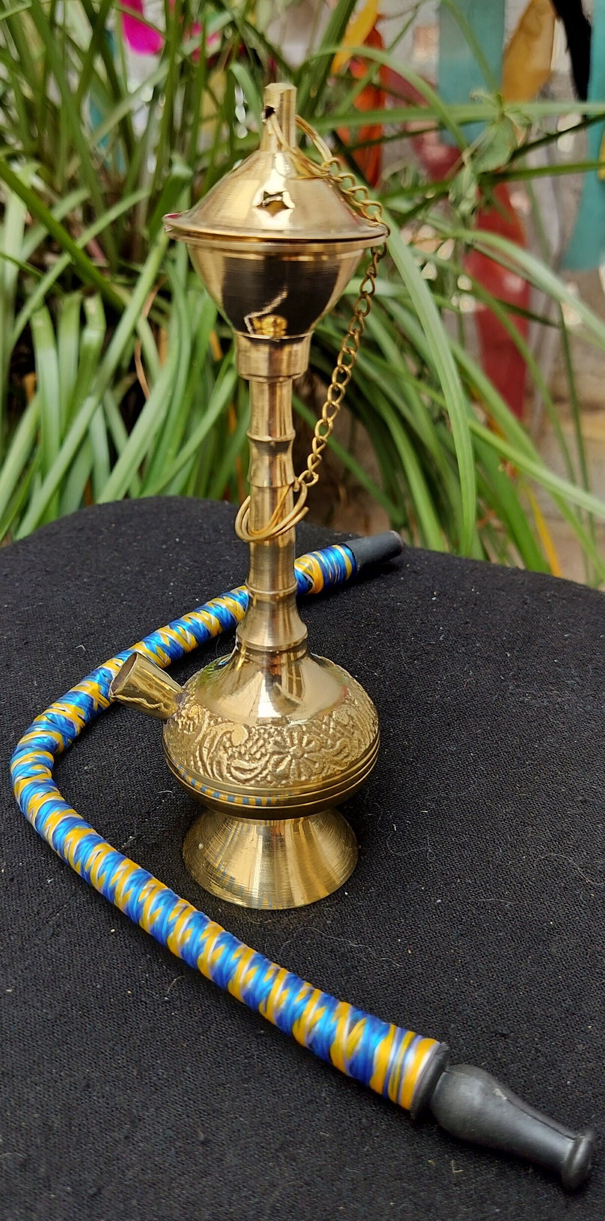 Nostalgic Hookah Miniature Antique Brass Hookah Miniature Vintage ...