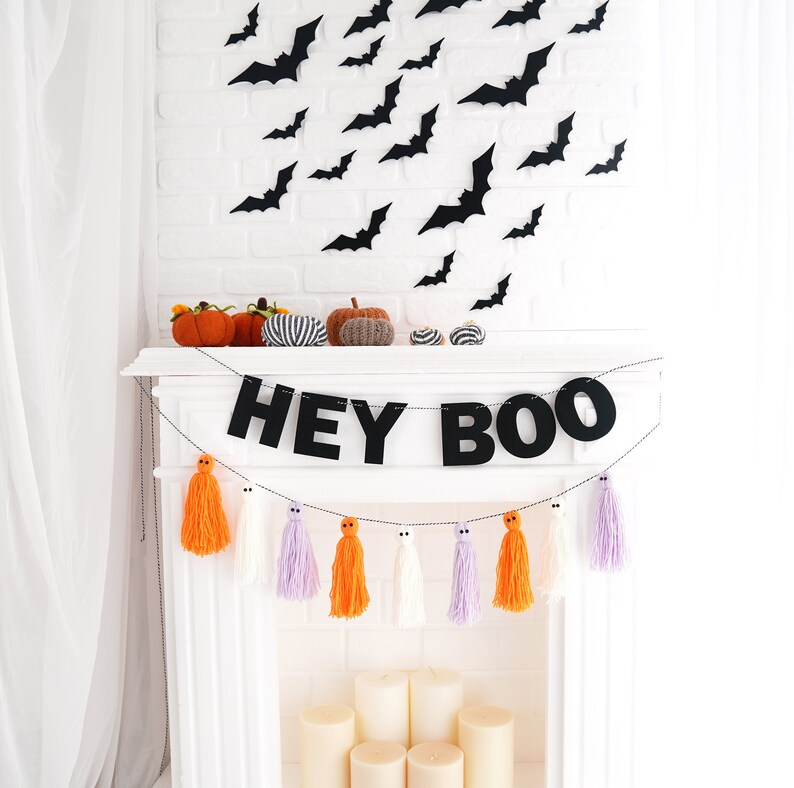 Ghost Garland, Halloween Decoration, Halloween Garland, Halloween ...