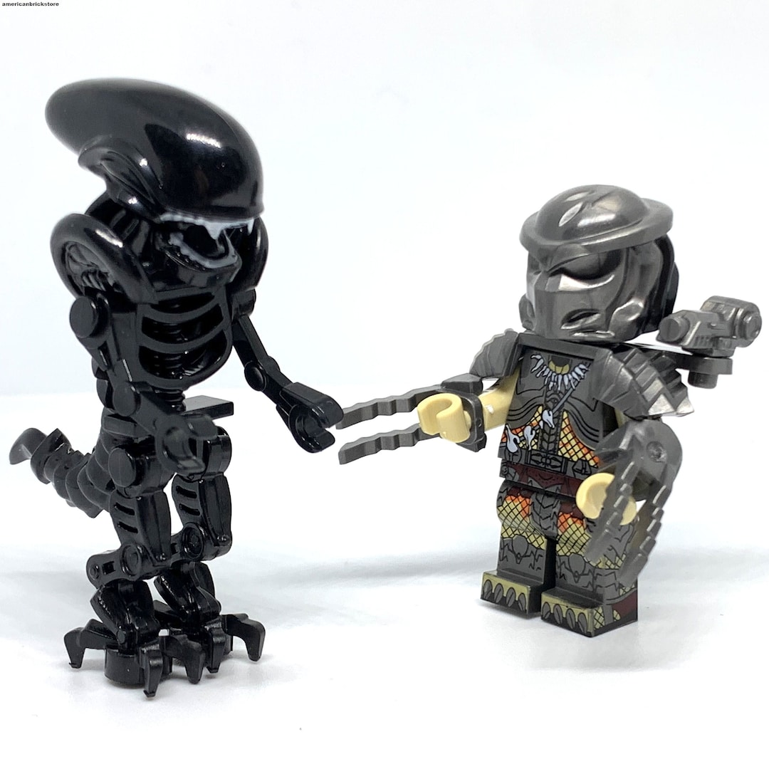 Alien Vs Predator Minifigures Xenomorph Alien Movie - Etsy