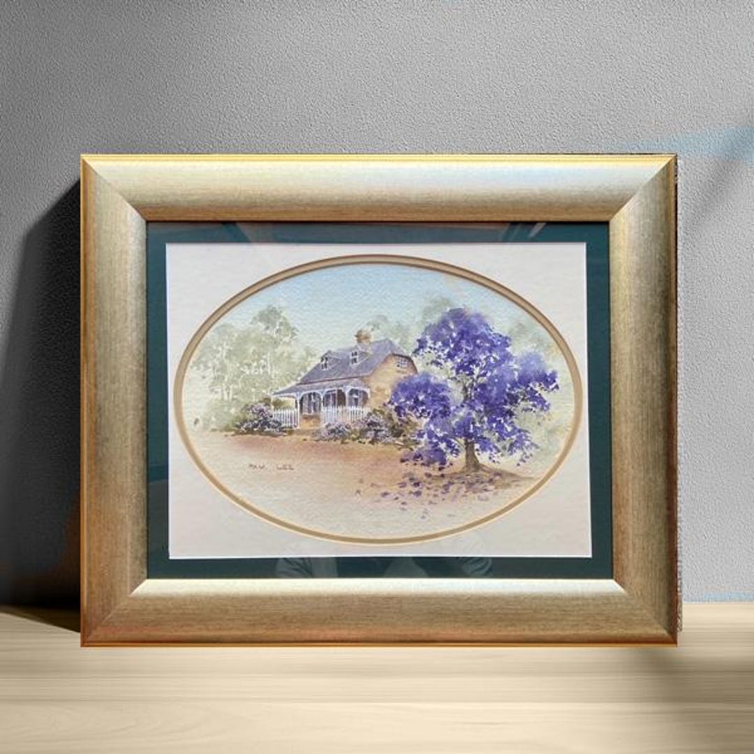 Pam Lee Original Water Colour Painting - Bygone Days - Etsy