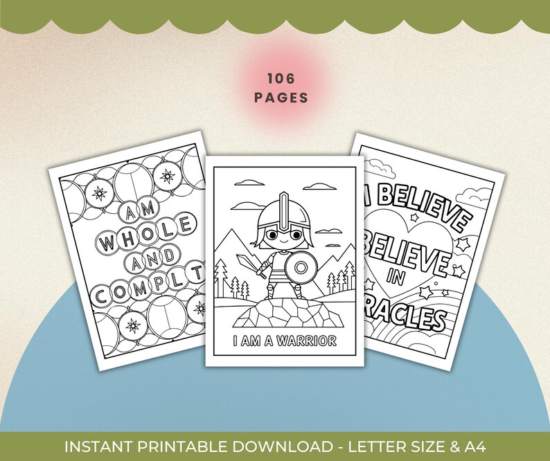 Positive Affirmation Coloring Book: 106 Pages With Self-love ...