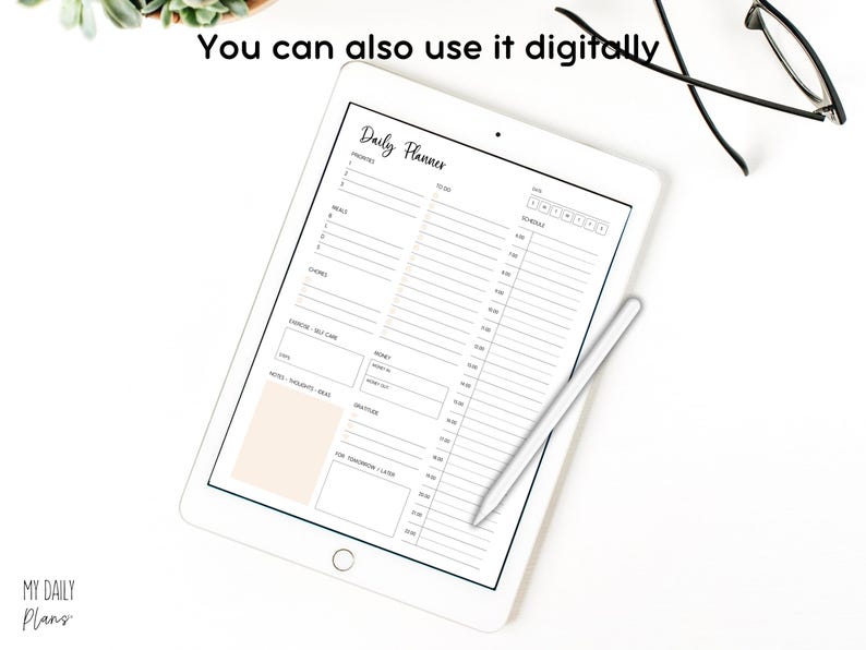 Daily Weekly Monthly Planner Printable, Life Planner Pages, to Do List ...