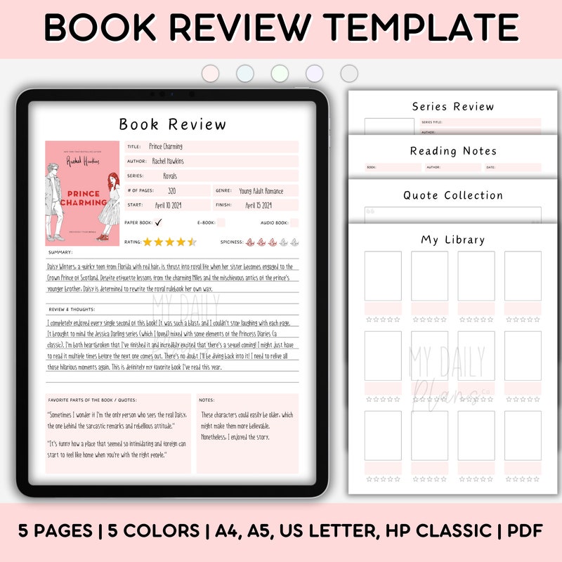 Review Template - Etsy