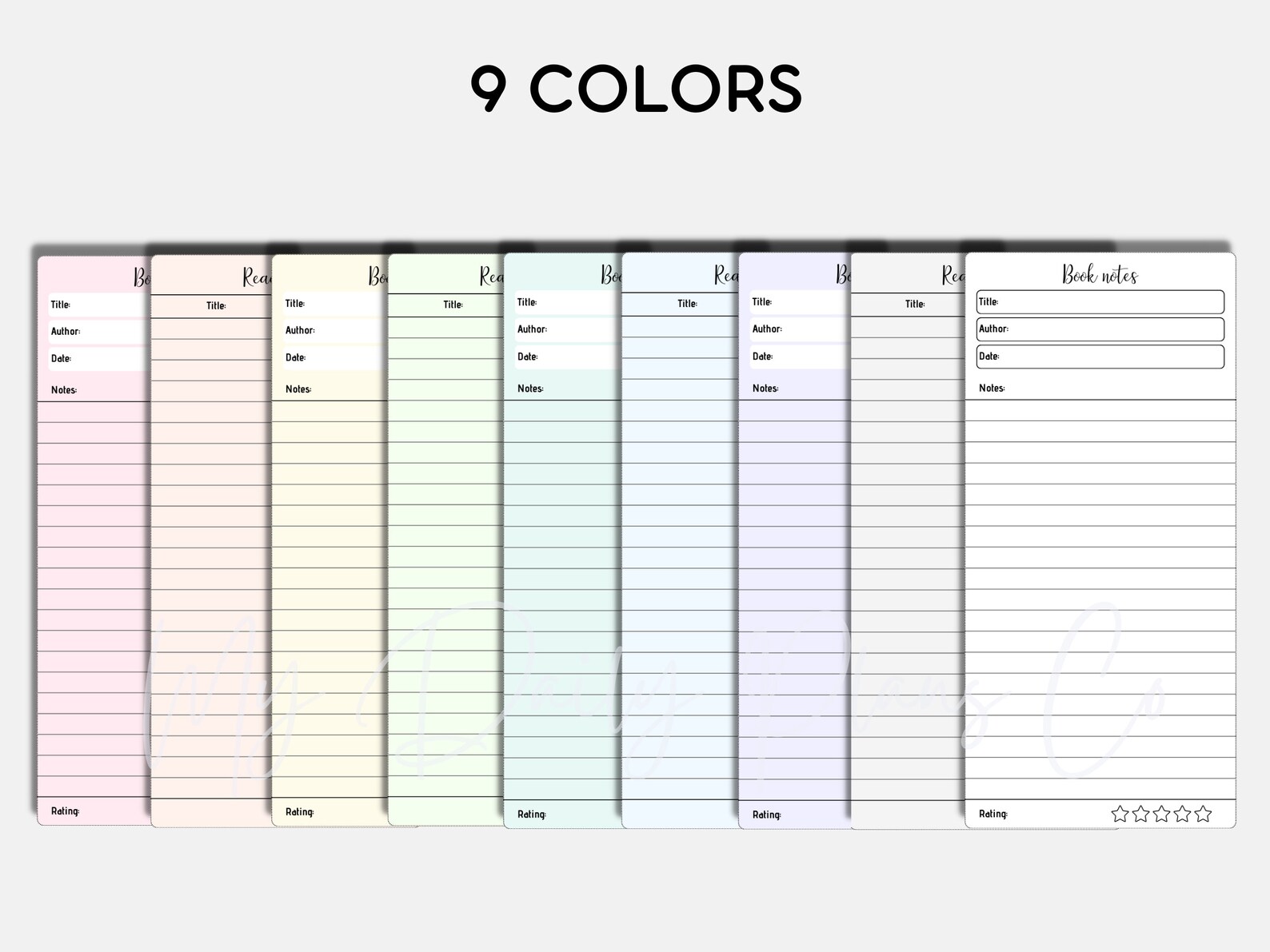 Printable Bookshelf Bookmarks Reading Log Tracker Coloring Page Reading ...