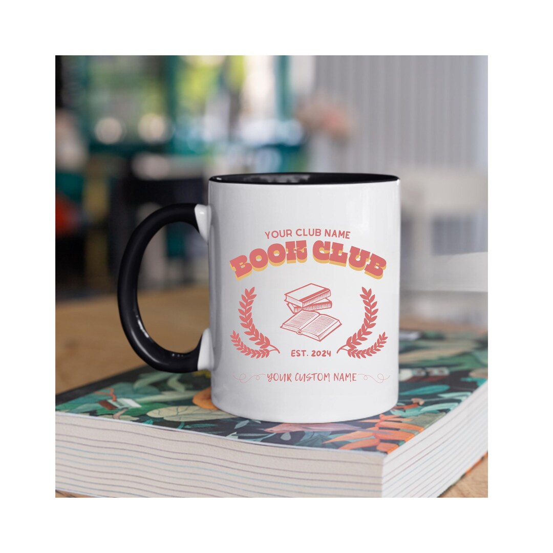 Personalized Book Club Mug, Cute Personalized Book Club Gift, Gift for ...
