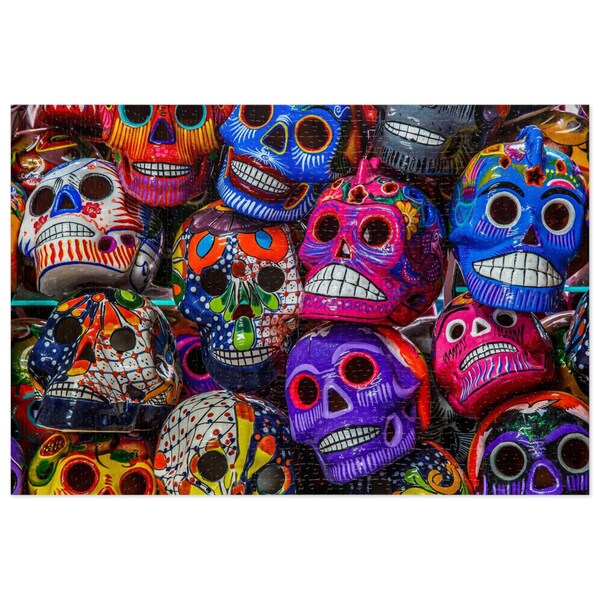 Sugar Skull Puzzle - Etsy