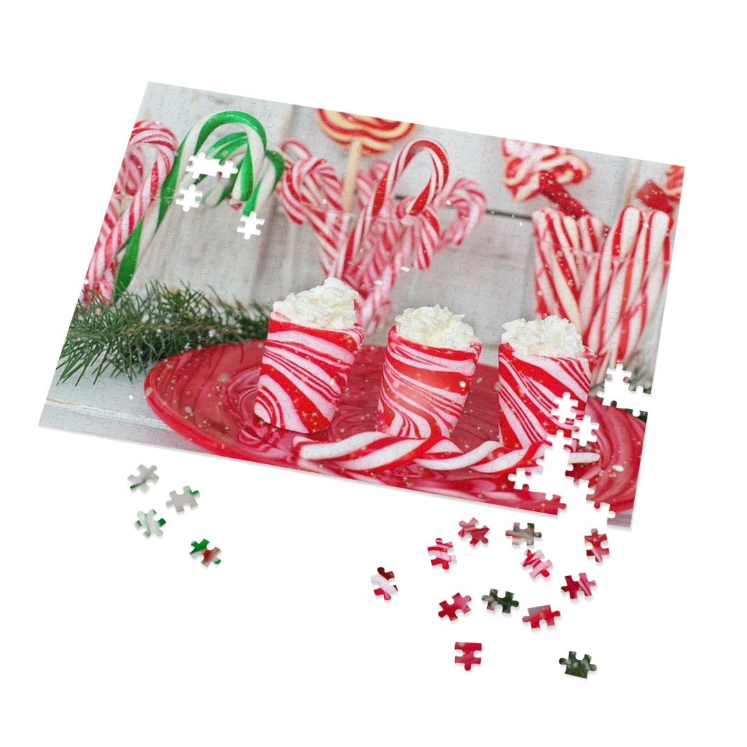 Candy Cane Jigsaw Puzzle 30 110 252 5001000-piece - Etsy