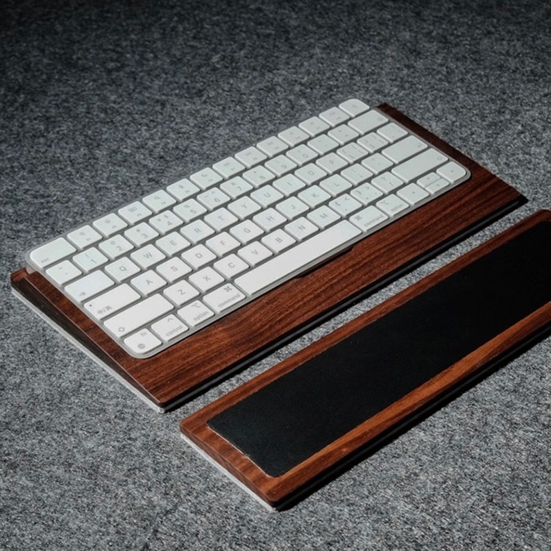 2021 Apple Magic Keyboard Premium Stand - Ergonomic Wooden Base ...