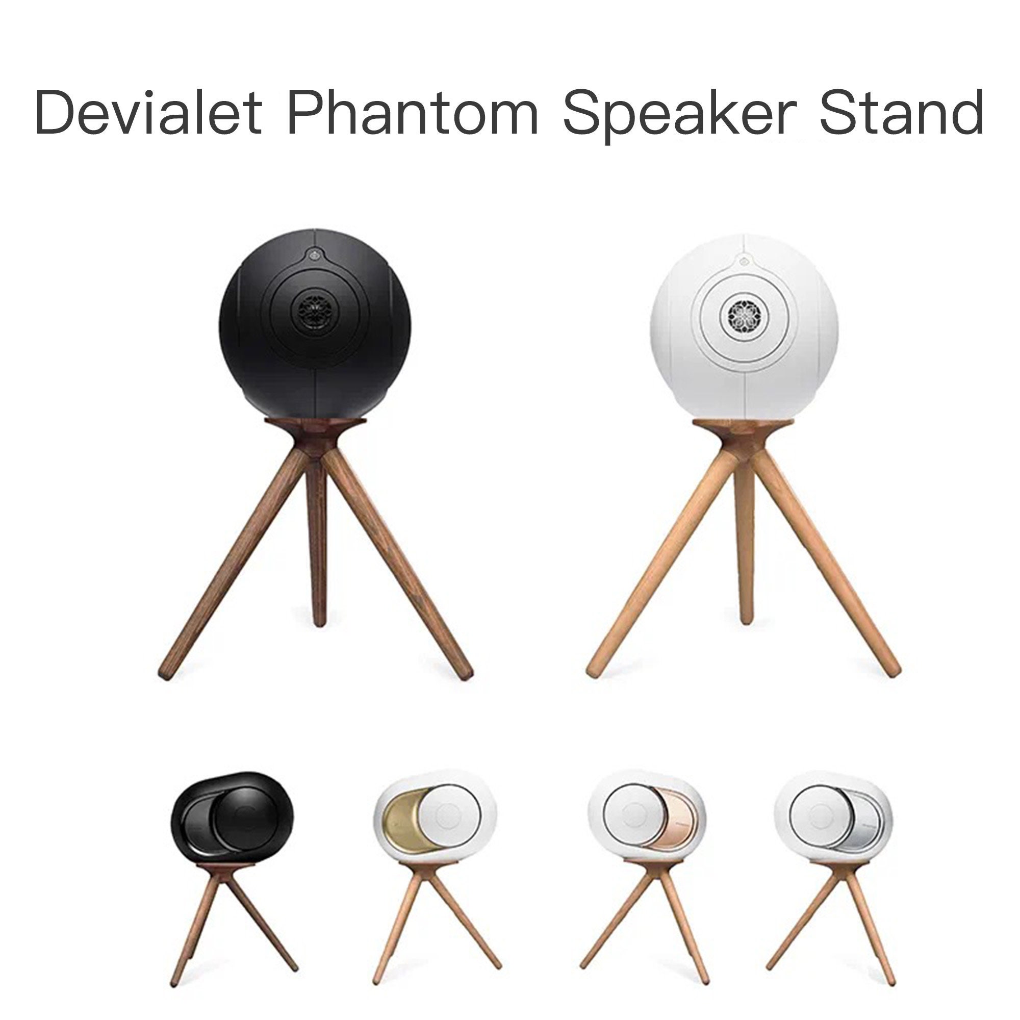 LOOMMA Premium Solid Wood Tripod Stand for Devialet Phantom Expertly ...