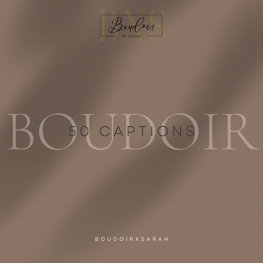 50 Boudoir Captions for Social Media - Etsy