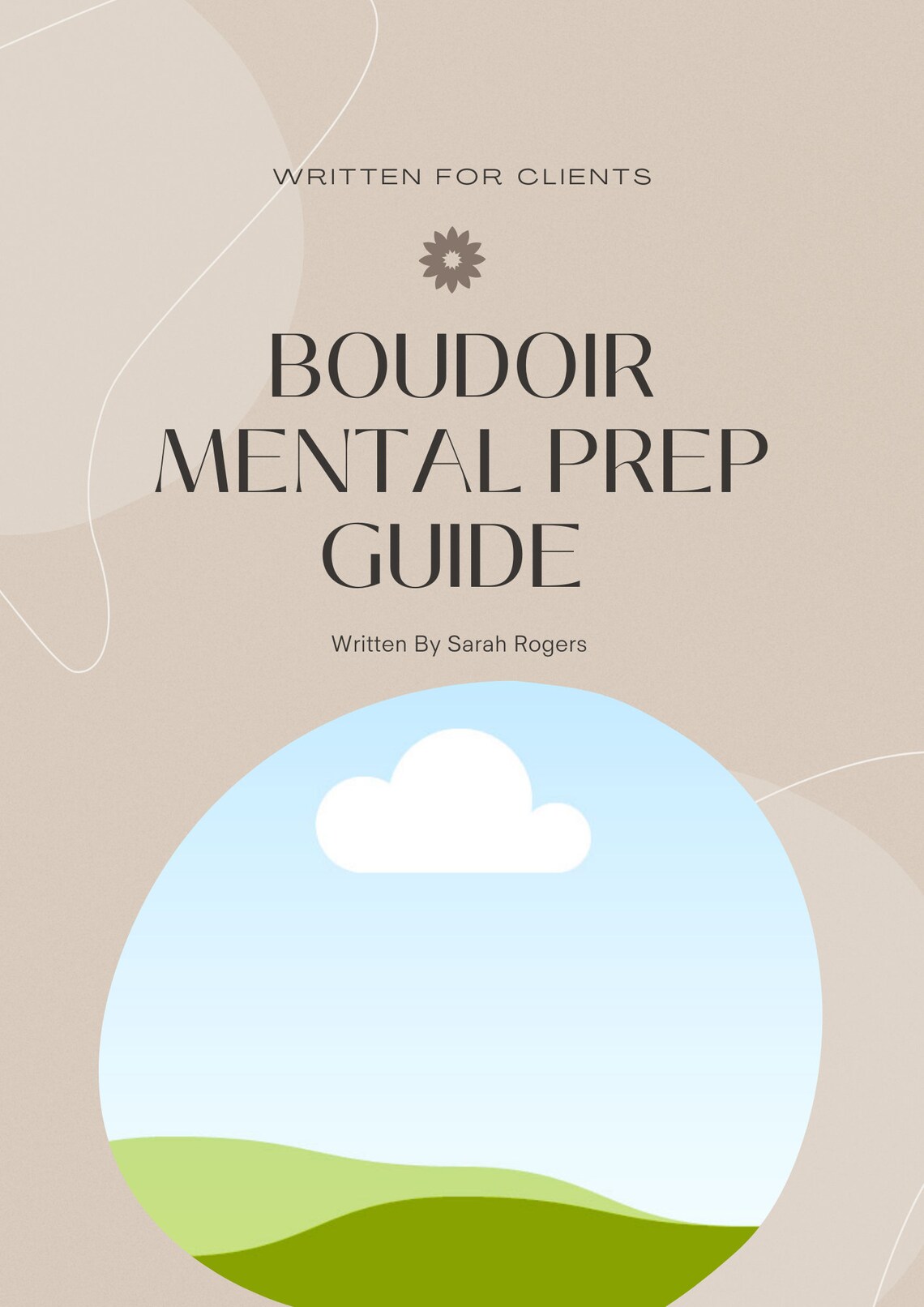 BOUDOIR Mental Prep Guide- for Clients (CANVA TEMPLATE) - Etsy