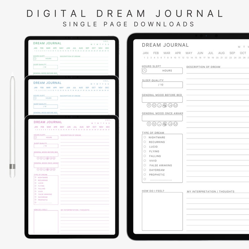 Dream Journal - Etsy