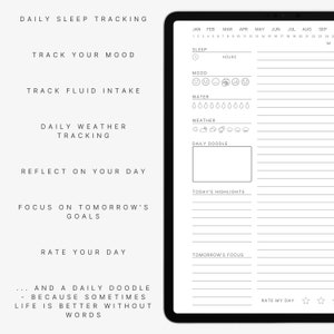 Digital Daily Journal, 365 Hyperlinked Daily Pages, Goodnotes Journal ...